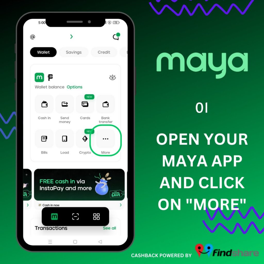 MAYA Cashback by FindShare - Findshare