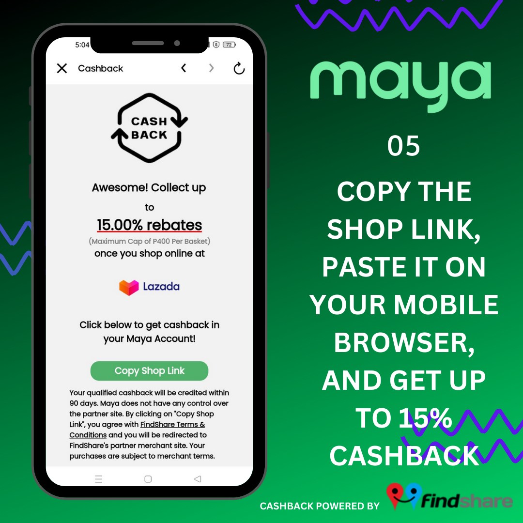 MAYA Cashback by FindShare - Findshare