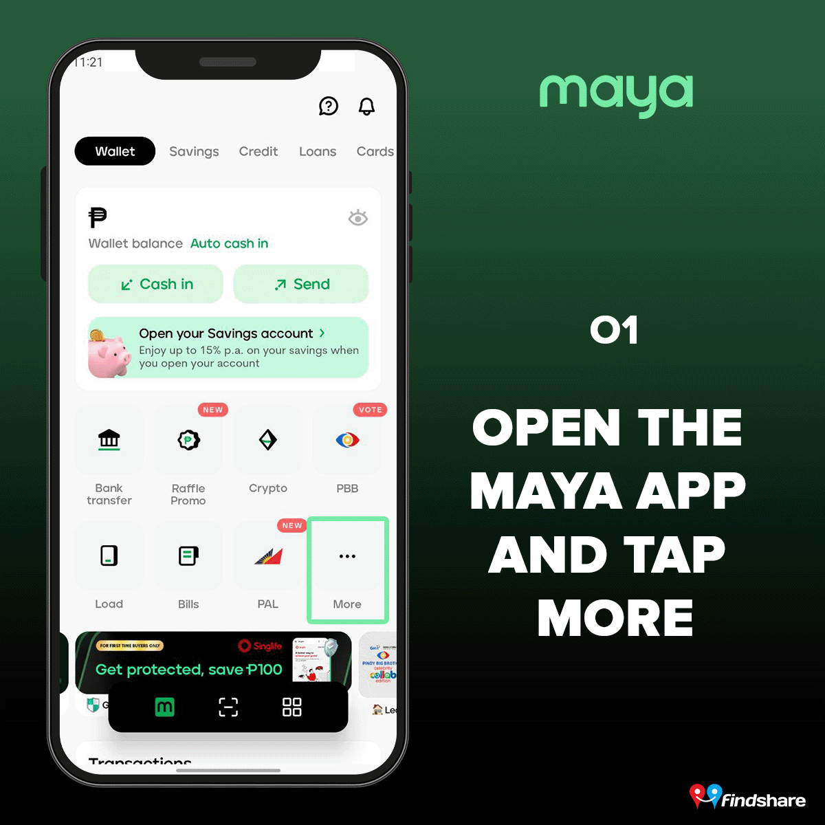 MAYA Cashback by FindShare - Findshare