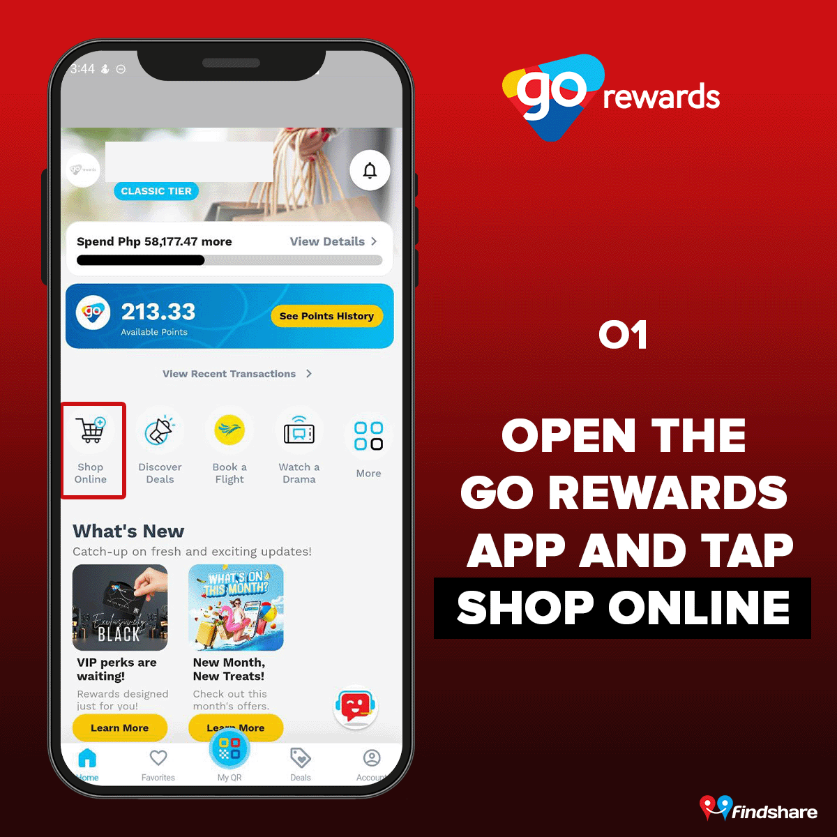 GOREWARDS Points by FindShare - Findshare