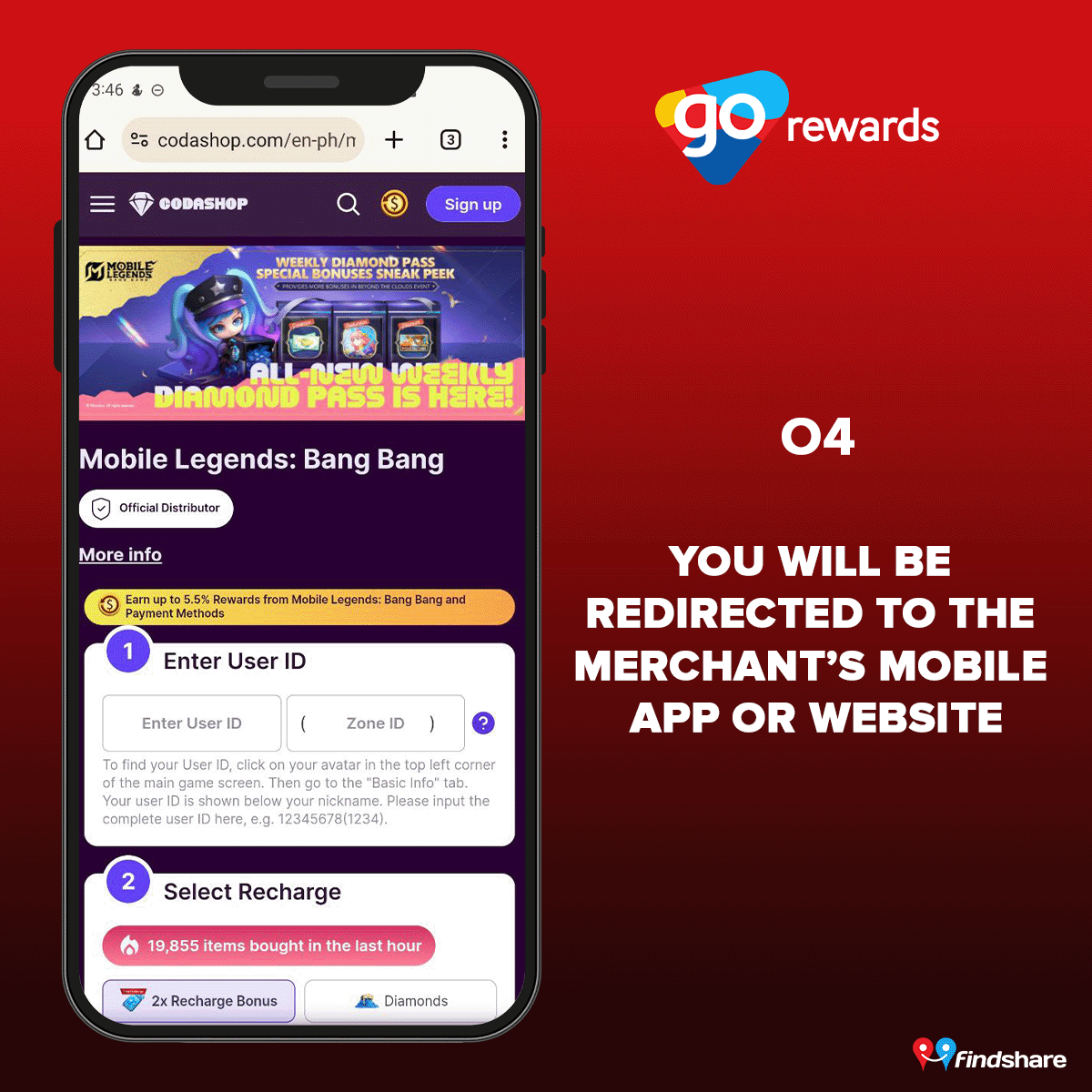 GOREWARDS Points by FindShare - Findshare